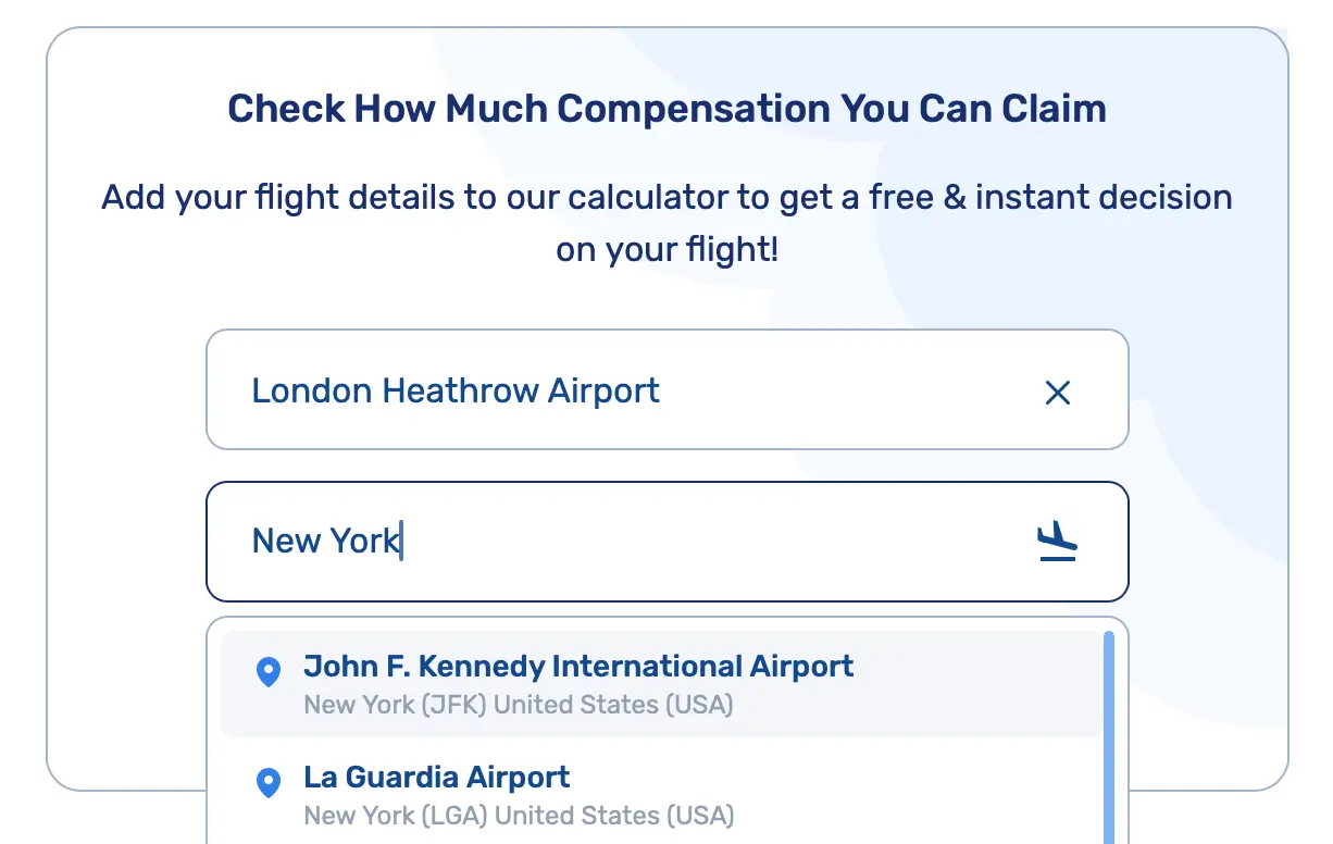 Check Your Flight Compensation in Seconds - Free Calculator